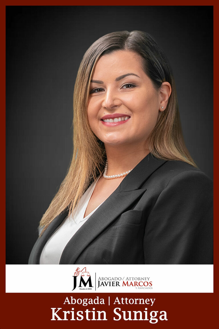 Kristin Suniga - Attorney Javier Marcos