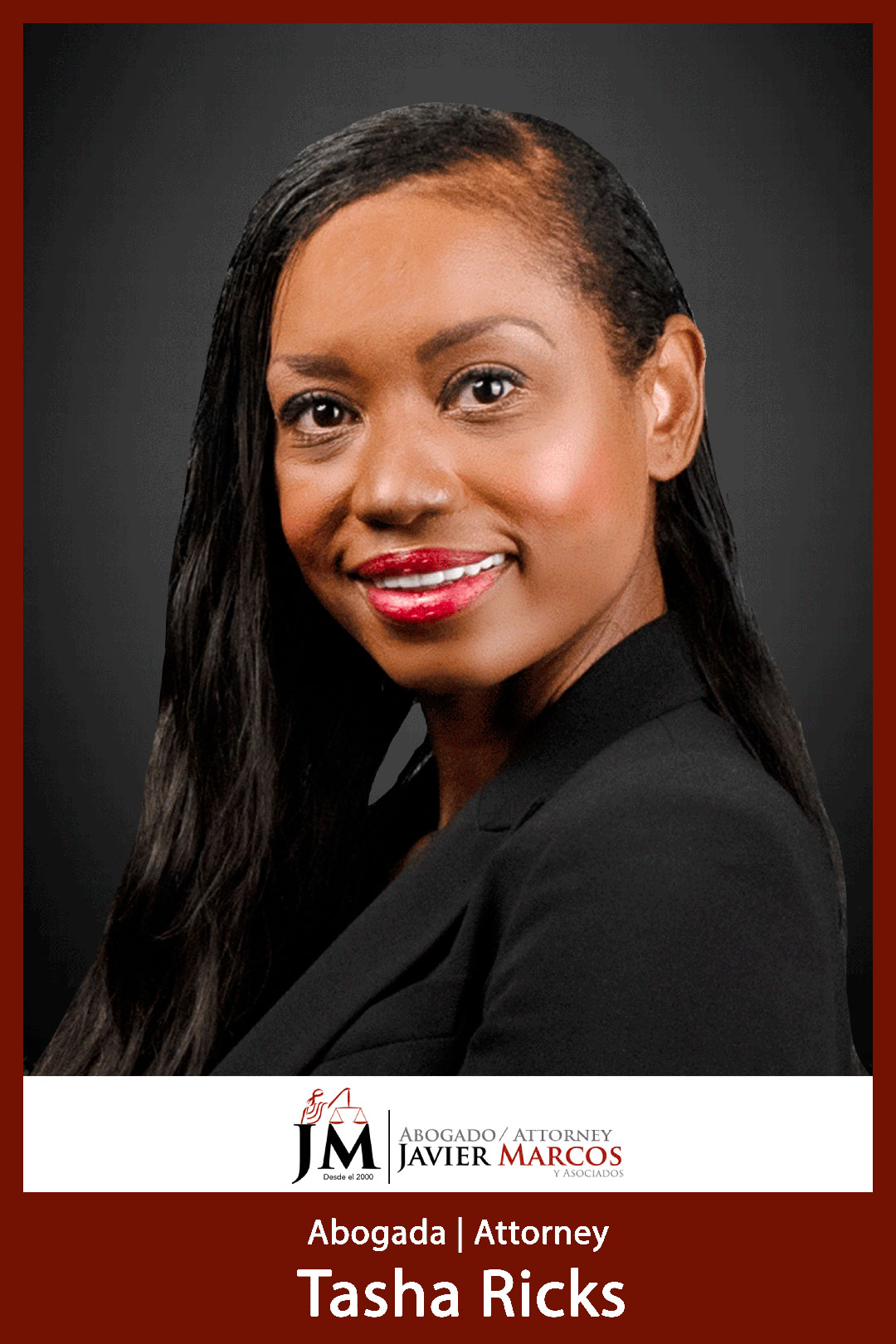 Tasha Ricks - Attorney Javier Marcos